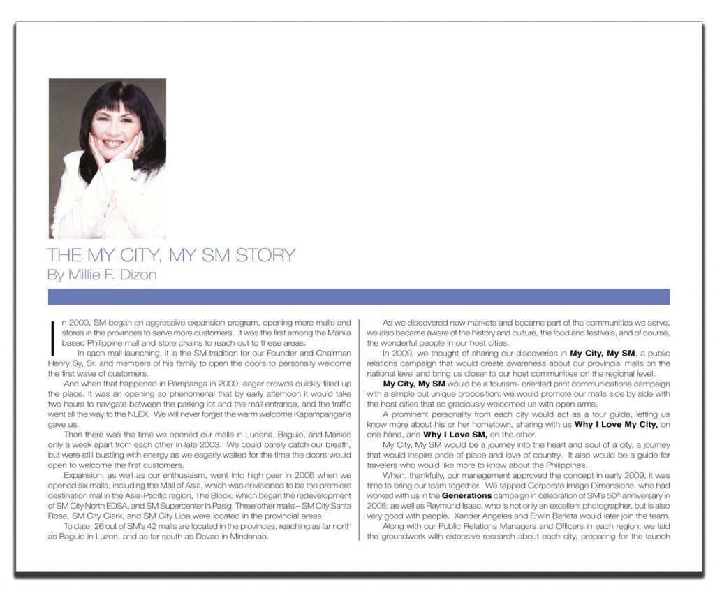 ABOUT MY CITY, MY SM - My City, My SM